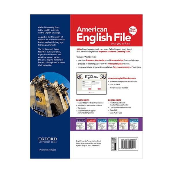 امریکن انگلیش فایل American English File 1 3rd edition - فروشگاه کتاب ...